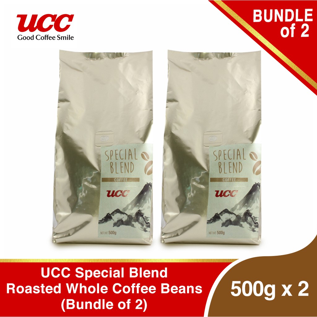 UCC Special Blend Roasted Whole Coffee Beans 500g (Bundle of 2) | Shopee Philippines