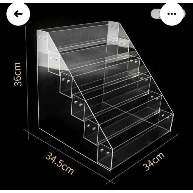 acrylic layer stand 3,4,5,6,7, availble size | Shopee Philippines