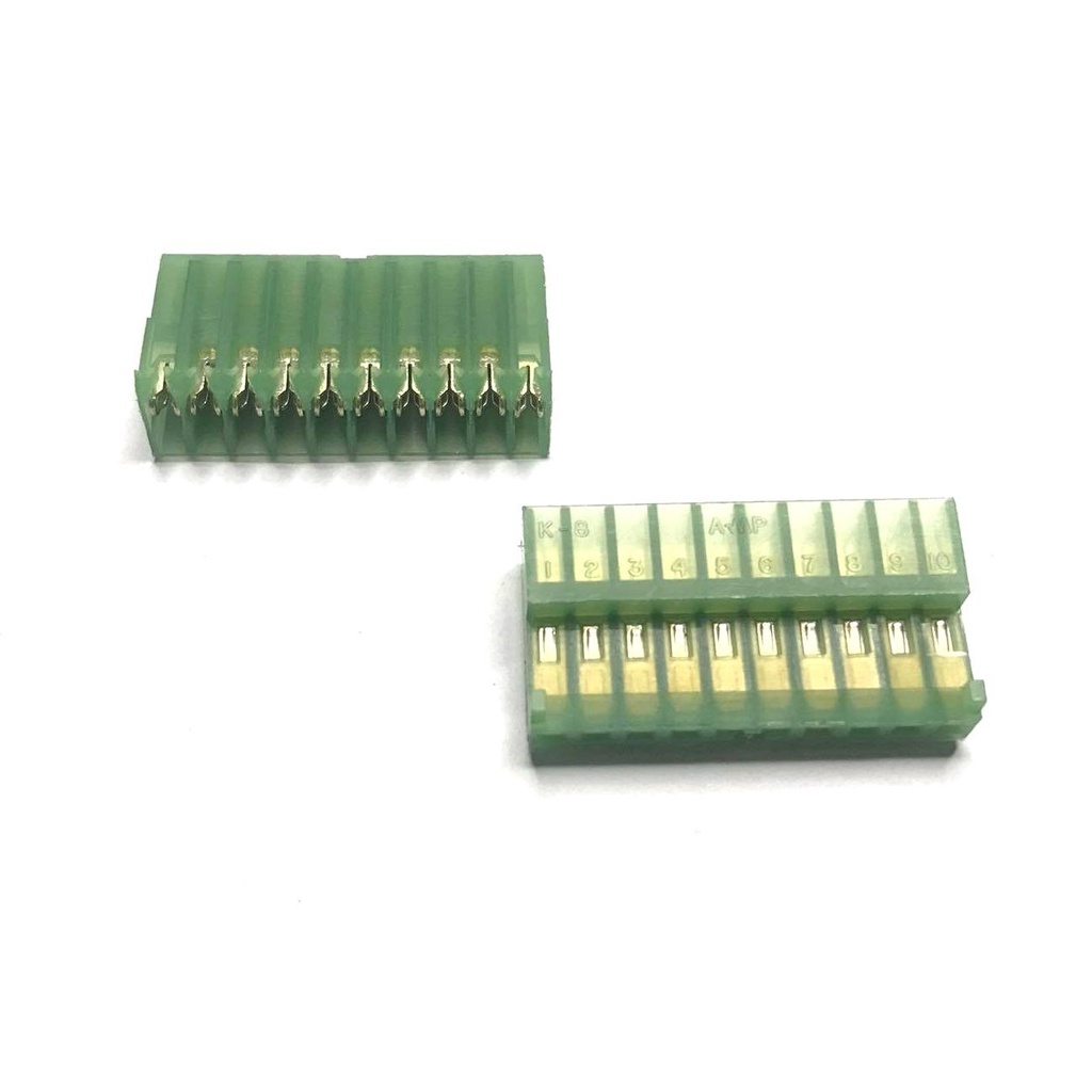TE Connectivity 10-Way IDC Wire-to-Board Connector 2.54mm Pitch 1-Row ...