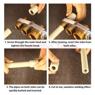 PPR Heater / Fusion Machine With Mould Size 20, 25, 32mm PVC Pipe ...