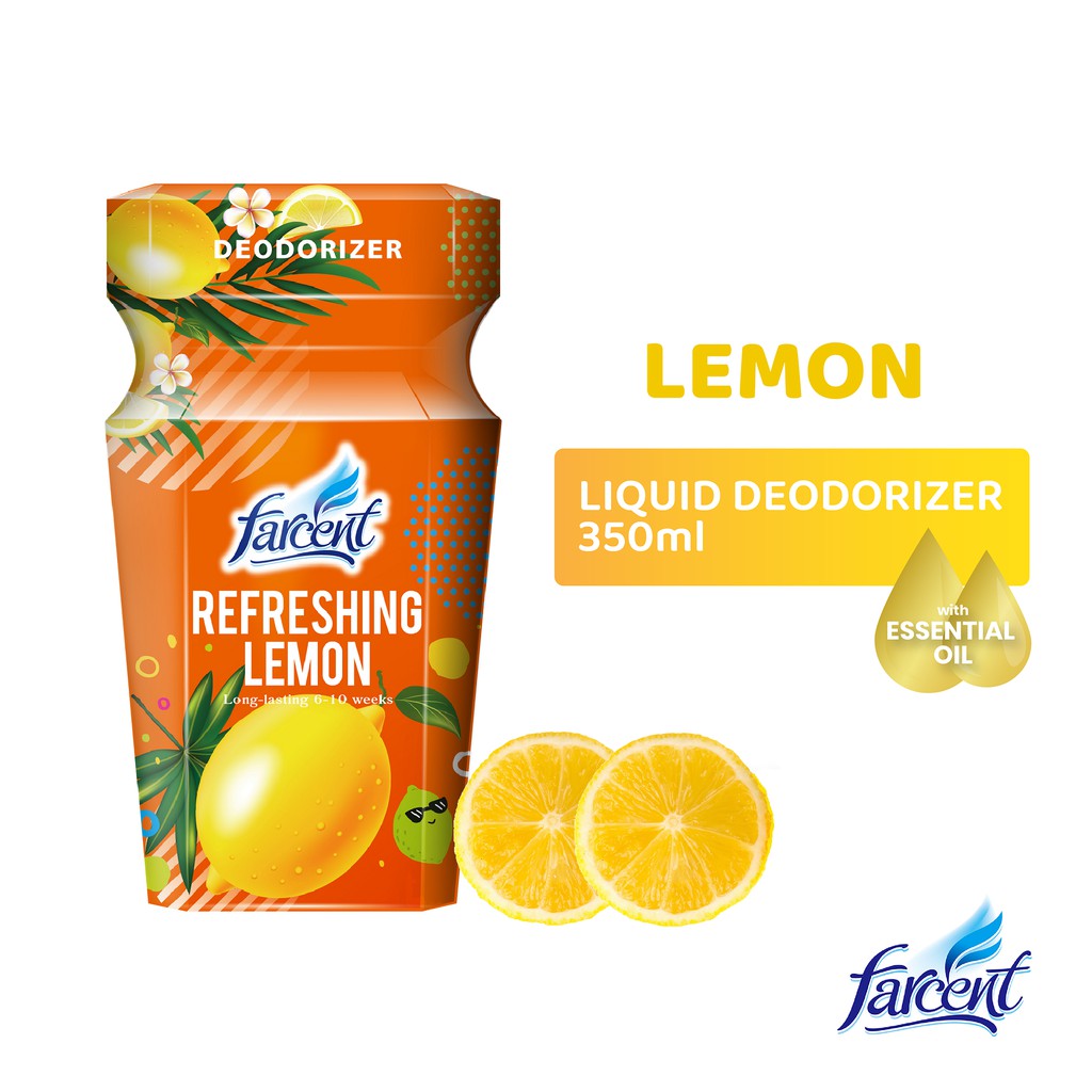 Farcent Liquid Deodorizer Lemon 350ml | Shopee Philippines