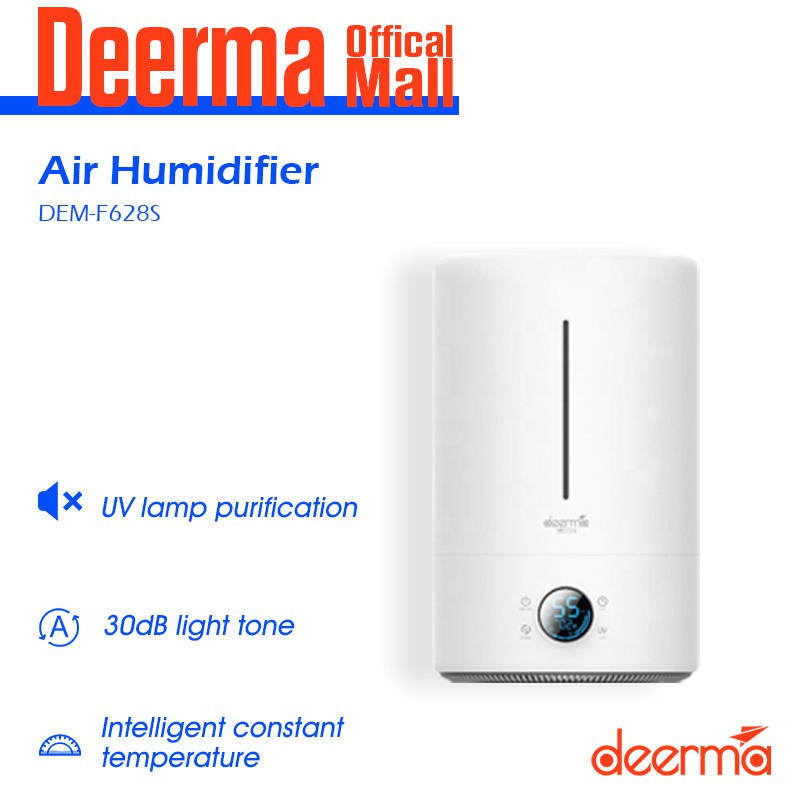 Deerma F628S Humidifier Intelligent Constant Humidity 5L Large Capacity UV Air Purifiers ...
