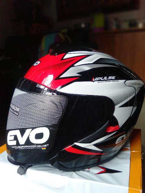 Evo rx5 open face dual visor helmet.. | Shopee Philippines