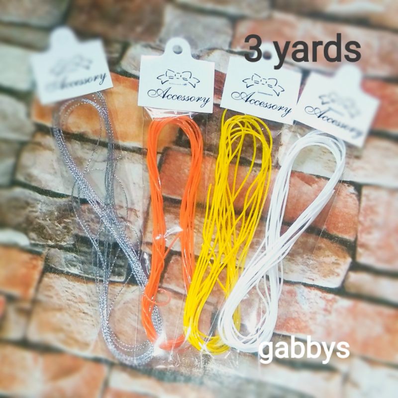 DIY plastic cords single pack per 2yards | Shopee Philippines