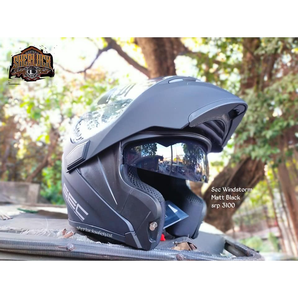 Sec windstorm full face modular helmet..version 2 | Shopee Philippines