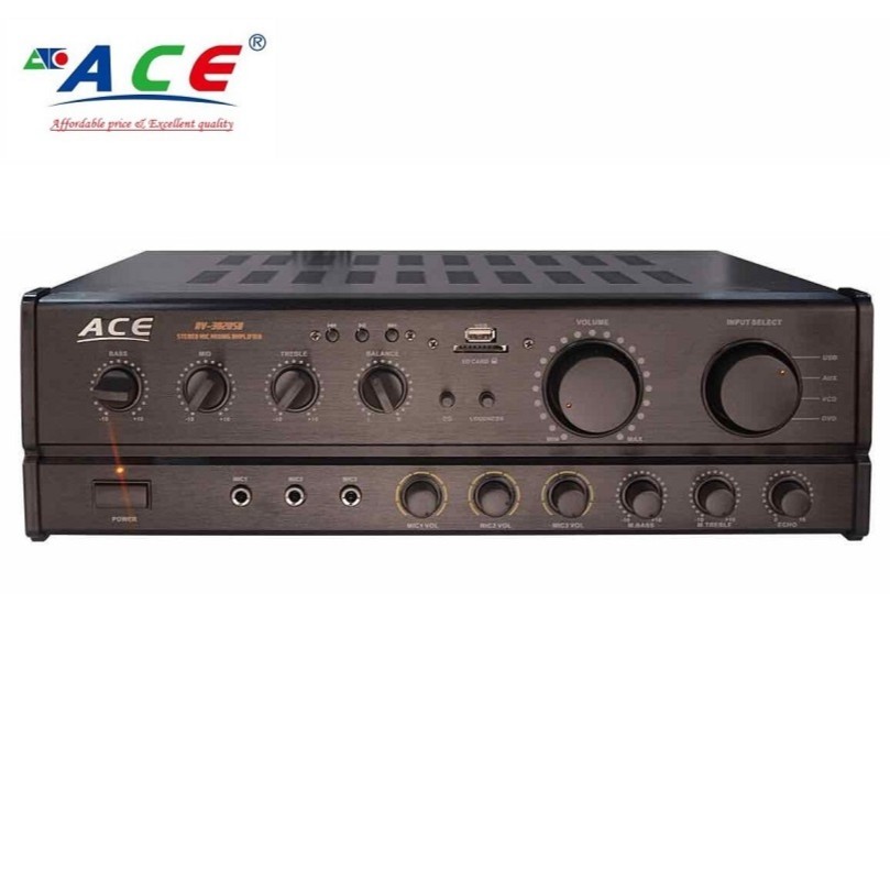 ACE AV-302BT POWER AMPLIFIER with FM, USB,SD Port, MP3 and Bluetooth ...