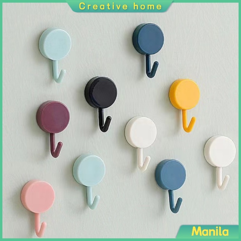 A09 COD Self Adhesive Sticky Hook,Small Wall Hooks Seamless Sticky ...