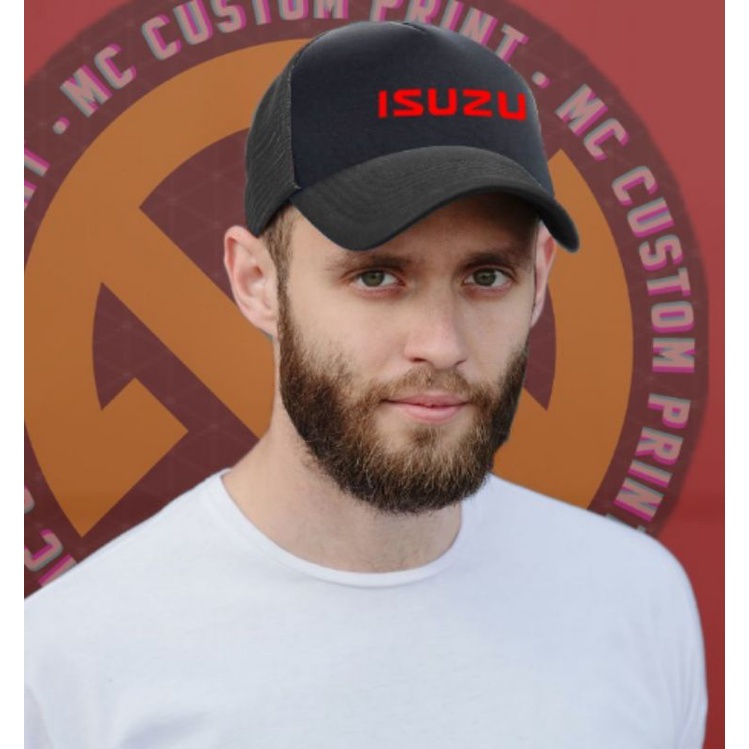 Isuzu caps Embroided Adjustable Isuzu Hat Caps Logo | Shopee Philippines