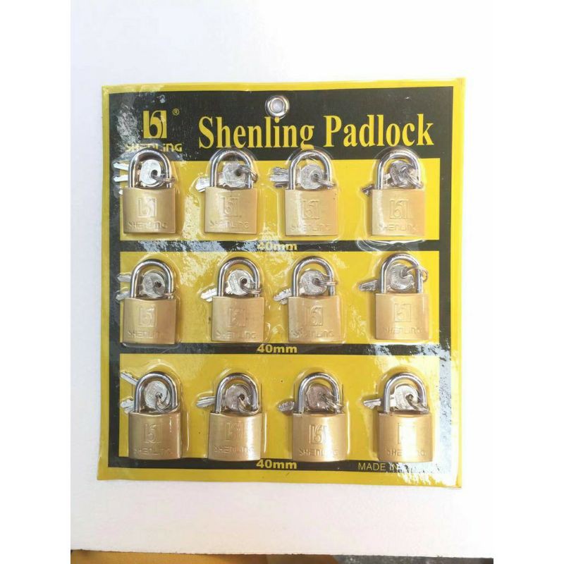 shenling padlock 40mm | Shopee Philippines