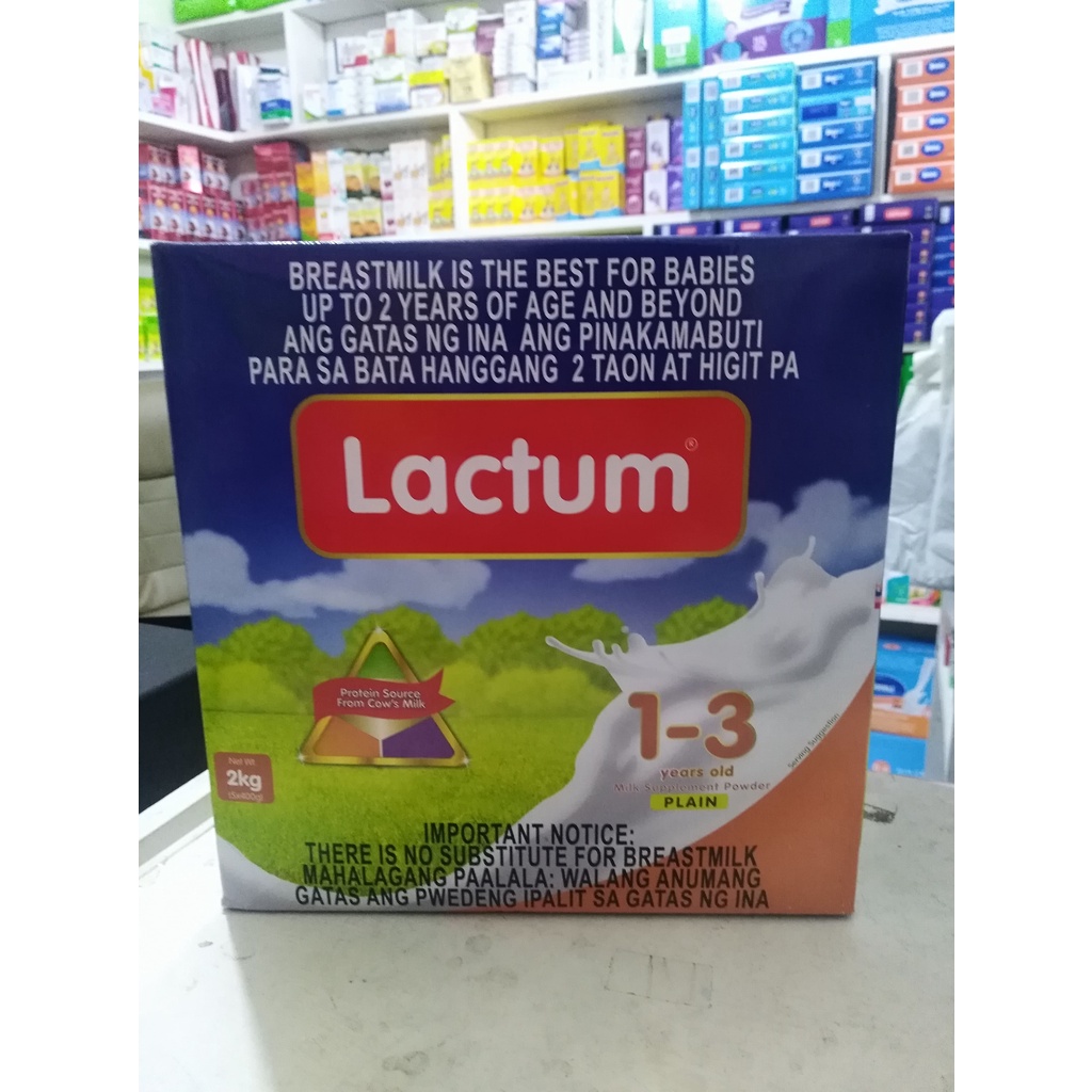 LACTUM for 1-3 Years Old 2kg Milk Supplement Powder | Shopee Philippines