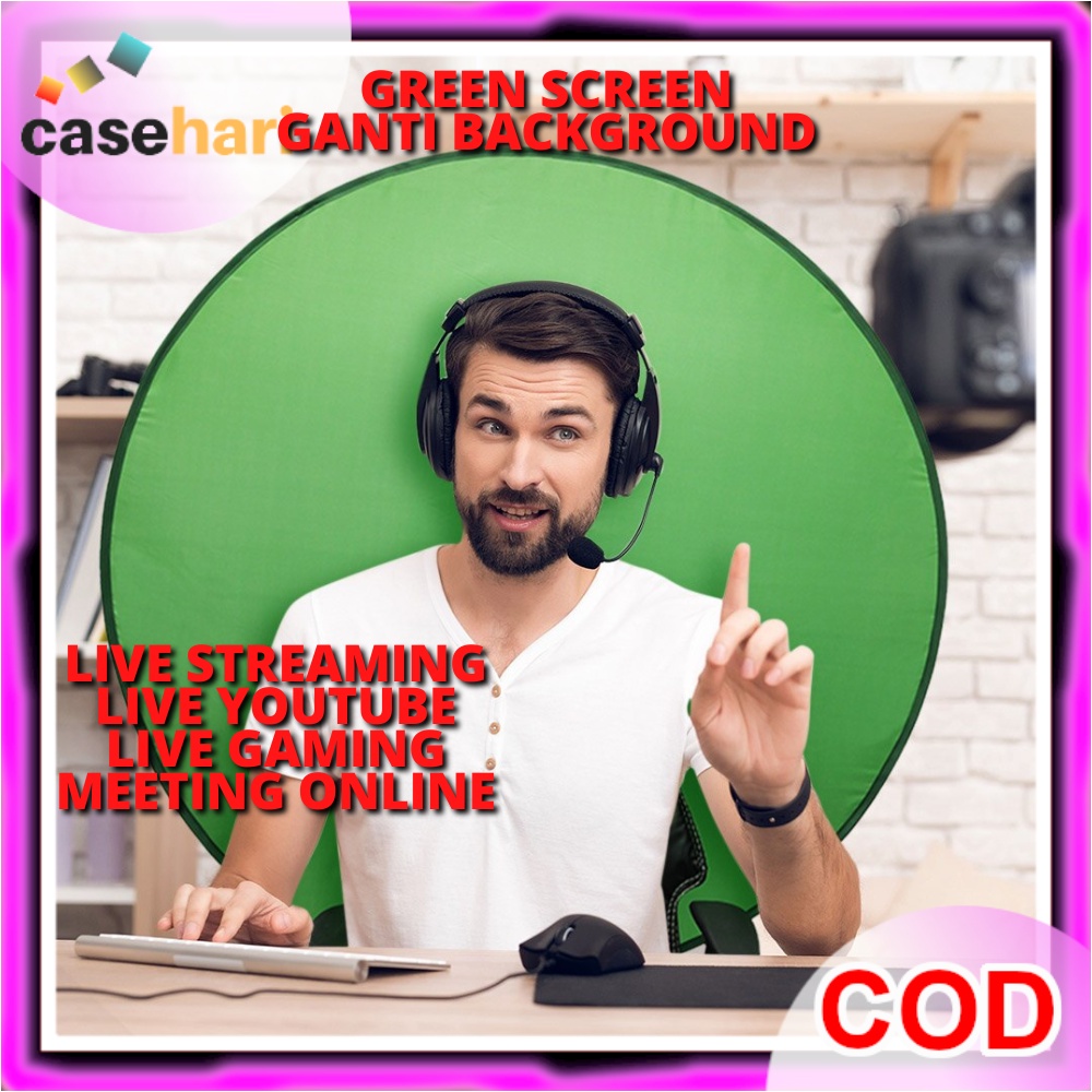 Green Screen Background Live Streaming Change Background Live Zoom ...