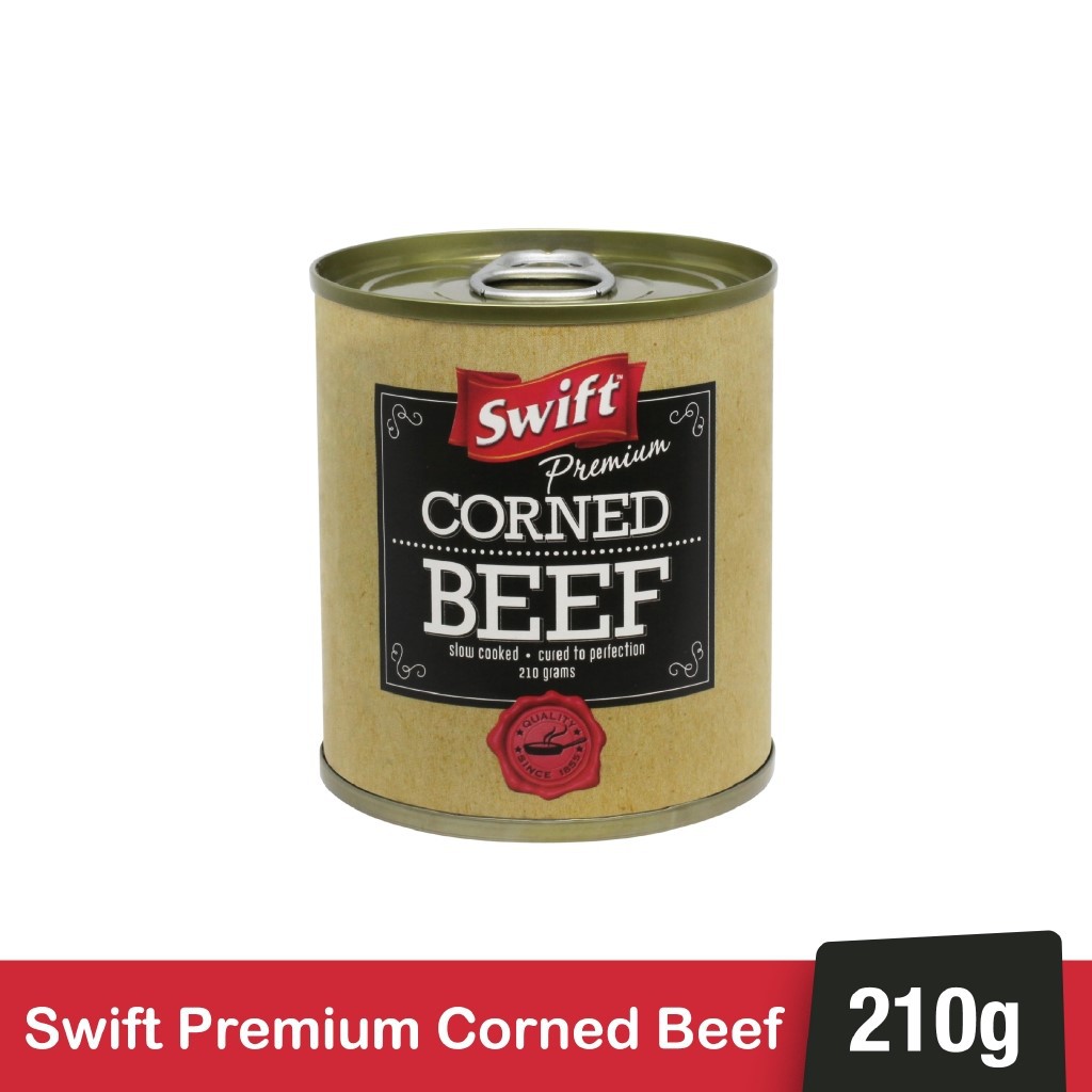 Swift Premium Corned Beef 210g | Shopee Philippines