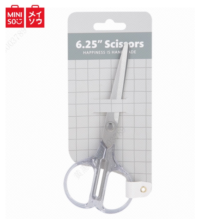 Miniso Scissor with Transparent Handle School and Office Equipment ...