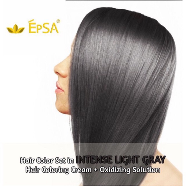 EPSA HAIR COLOR (INTENSE LIGHT GRAY) | Shopee Philippines