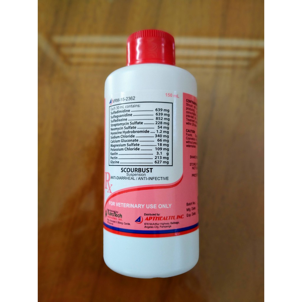 Scourbust Anti-Diarrhea Oral Suspension 150ml | Shopee Philippines