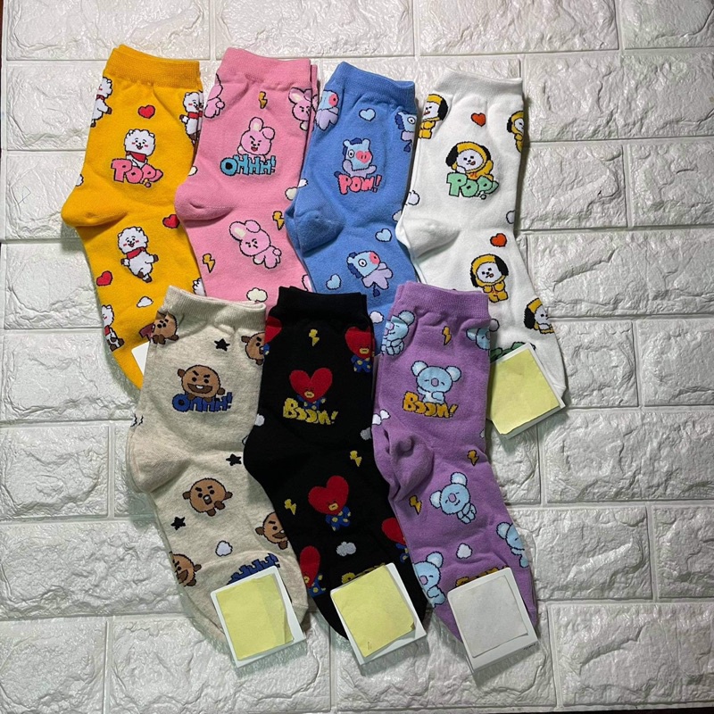 Korean Socks - BTS BT21 Socks - Iconic Socks | Shopee Philippines
