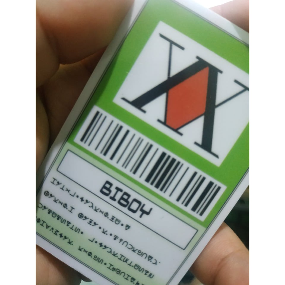 triple star hunter license hunter x hunter (personalize) | Shopee ...