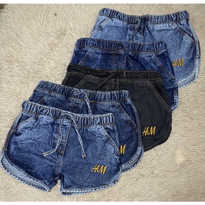 RO62# Denim Dolphin Shorts Nice Quality Makapal Tela for Ladies ...