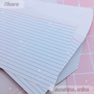 5x8 inches INDEX CARD RULED BOTH SIDES 100pcs per pack | Shopee Philippines