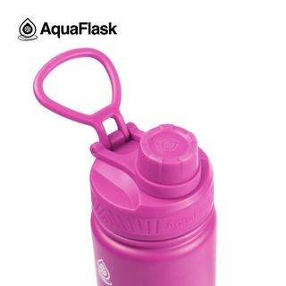 Aquaflask 18oz Sorbet Pink Wide Mouth with Spout Lid Vacuum Insulated ...