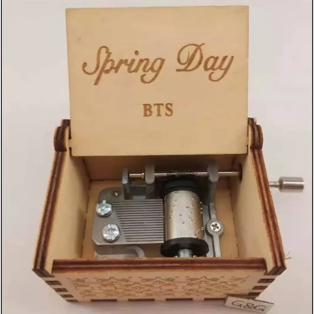 KPOP Merchandise Shop BTS Songs Mini Wooden Music Box | Shopee Philippines