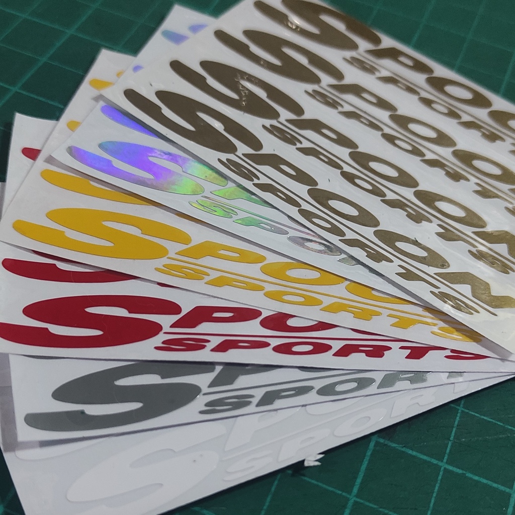 Spoon Sports Racing Mags Decal 4 PCS Car Stickers for 4 wheels - SOLD ...