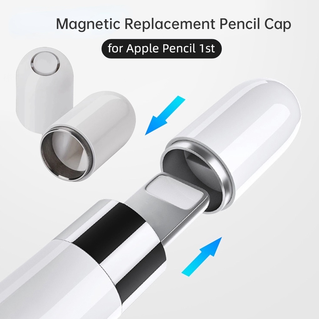 Magnetic Replacement Pencil Cap Stylus Accessories For Apple Pencil 1st ...