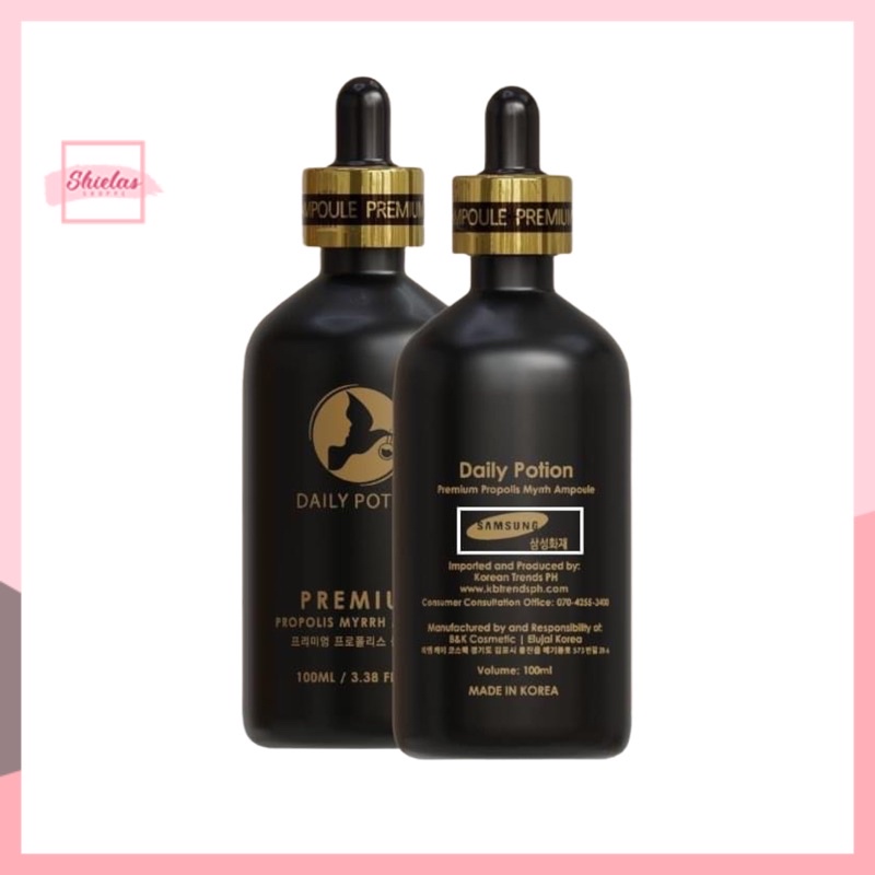 The Daily Potion Premium Propolis Myrrh Ampoule 100ml | Shopee Philippines