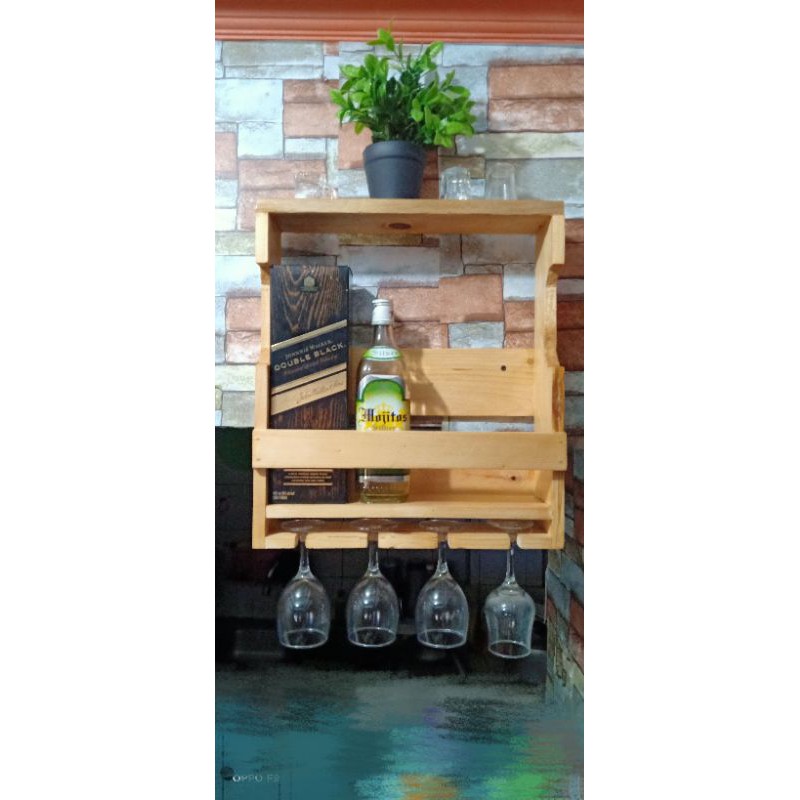 wooden wine rack (palochina wood) | Shopee Philippines