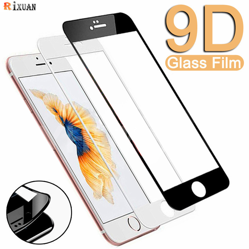 9D Tempered Glass Film For iPhone 5S 6S 7 8 PlusiPhone 11 Pro Max XR XS ...