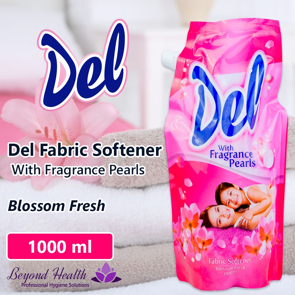Del Fabric Conditioner [1000ml Blossom Fresh Refill Pouch] with ...