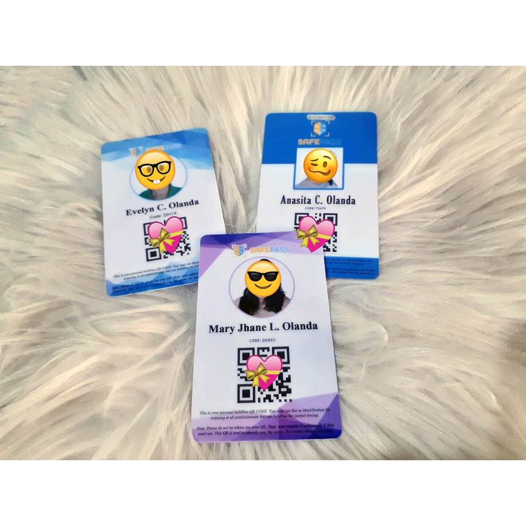 Personalized Pvc Id For All! [Company Id] [School Id] [Loyalty Card ...