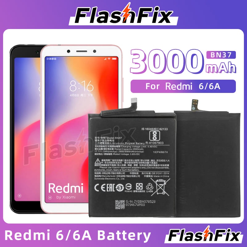 FlashFix For Xiaomi Redmi 6/6A High Quality Cell Phone Replacement ...