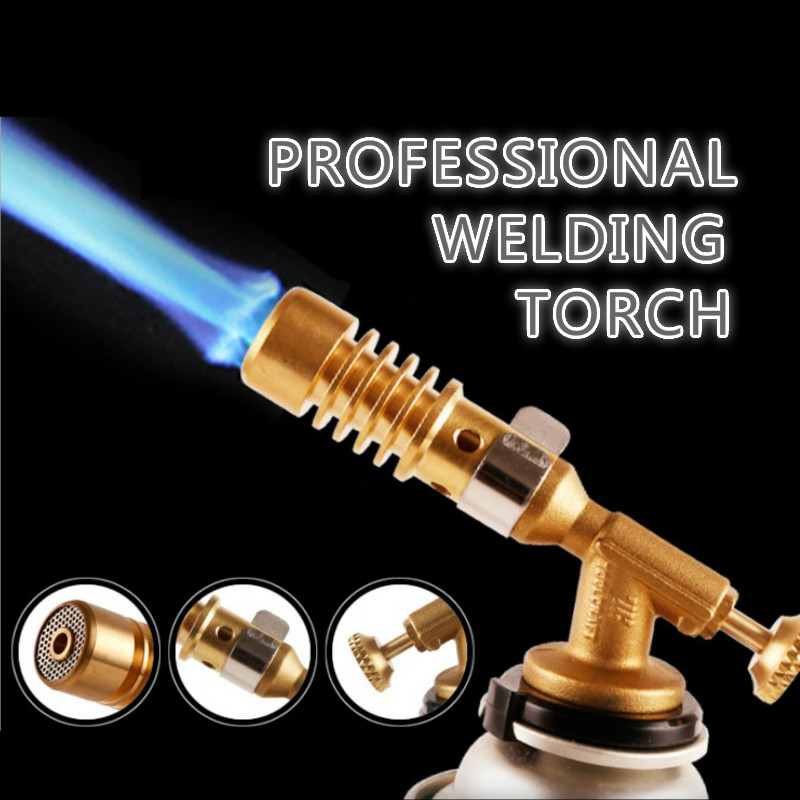 Bronze Professional Brazing Welding Nozzle Blow Torch Propane Gas ...