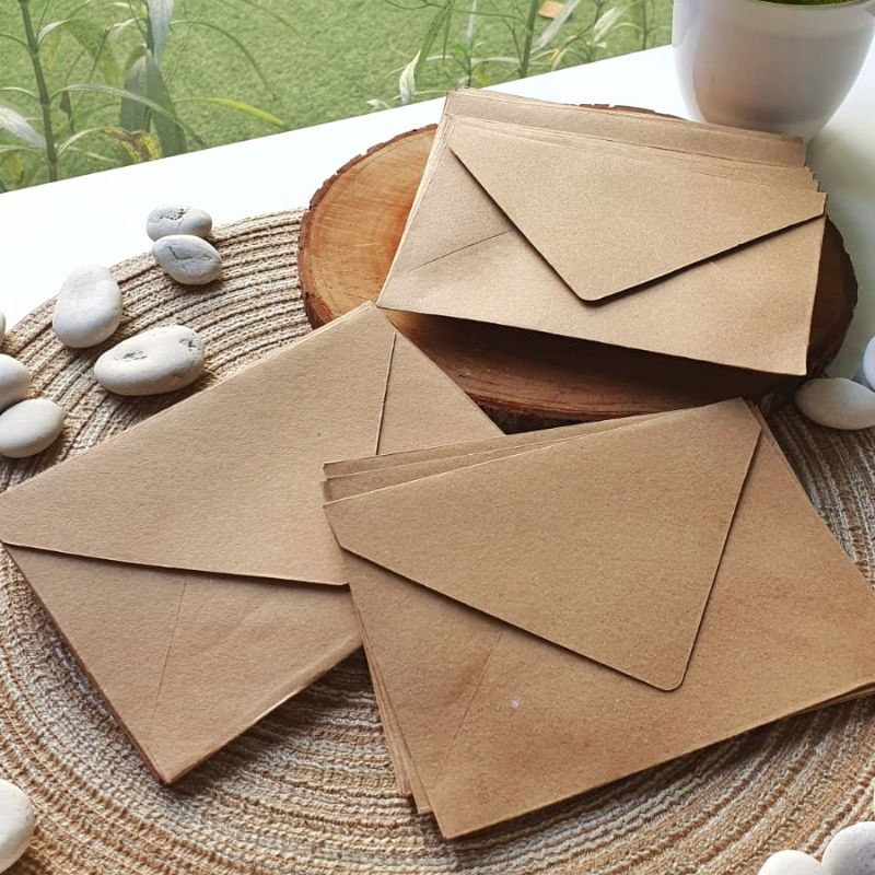 Brown Kraft Paper Envelope Envelope - Lynderm Store