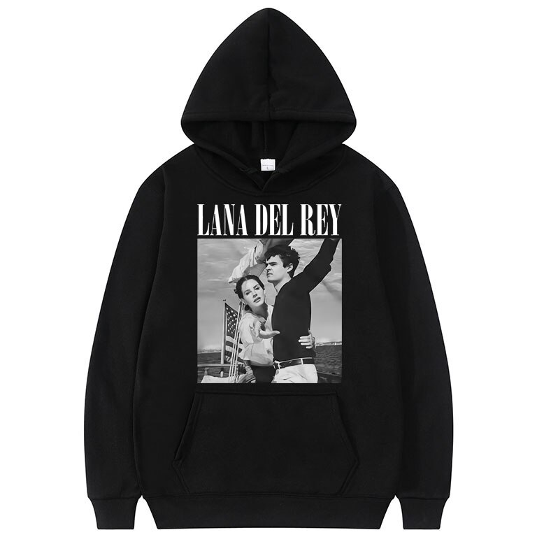 Singer Lana Del Rey Ldr Sailing Graphics Hoodie Harajuku Vintage ...