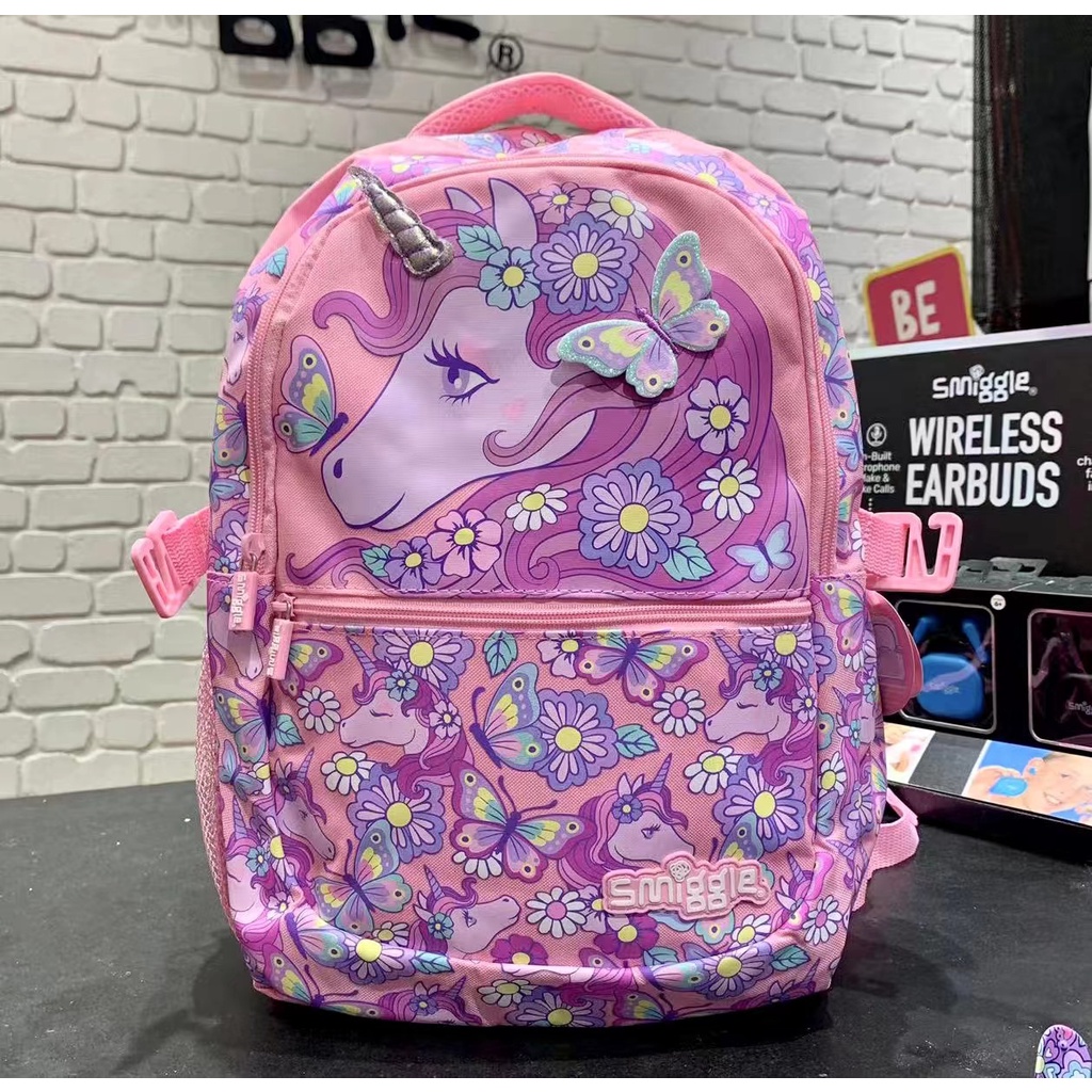 New Smiggle latest design unicorn backpack girl school bag | Shopee ...