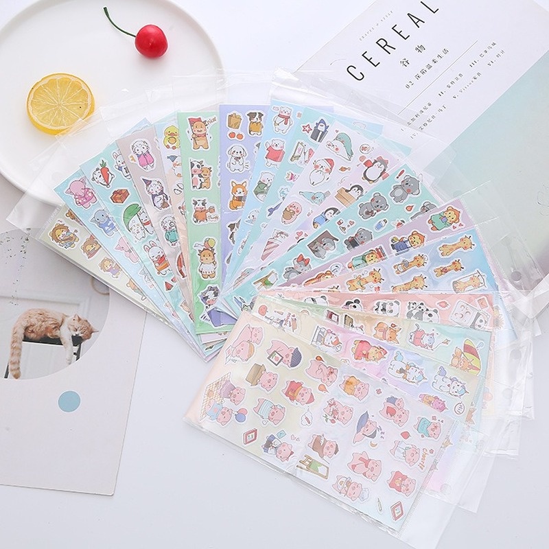 Cartoon Children Stickers Kindergarten Gift Student Hand Account ...