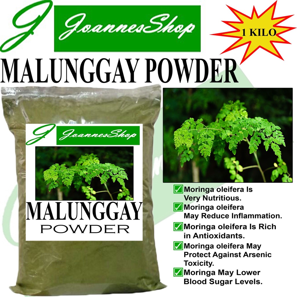 1 KILO MALUNGGAY POWDER (moringa) pure | Shopee Philippines