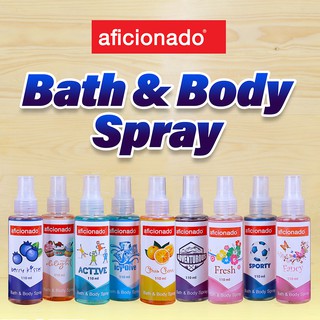 Aficionado Fancy Bath and Body Spray 110ml | Shopee Philippines