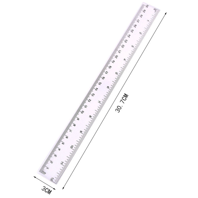 (atta) 30cm plastic ruler regular school office supplies | Shopee ...