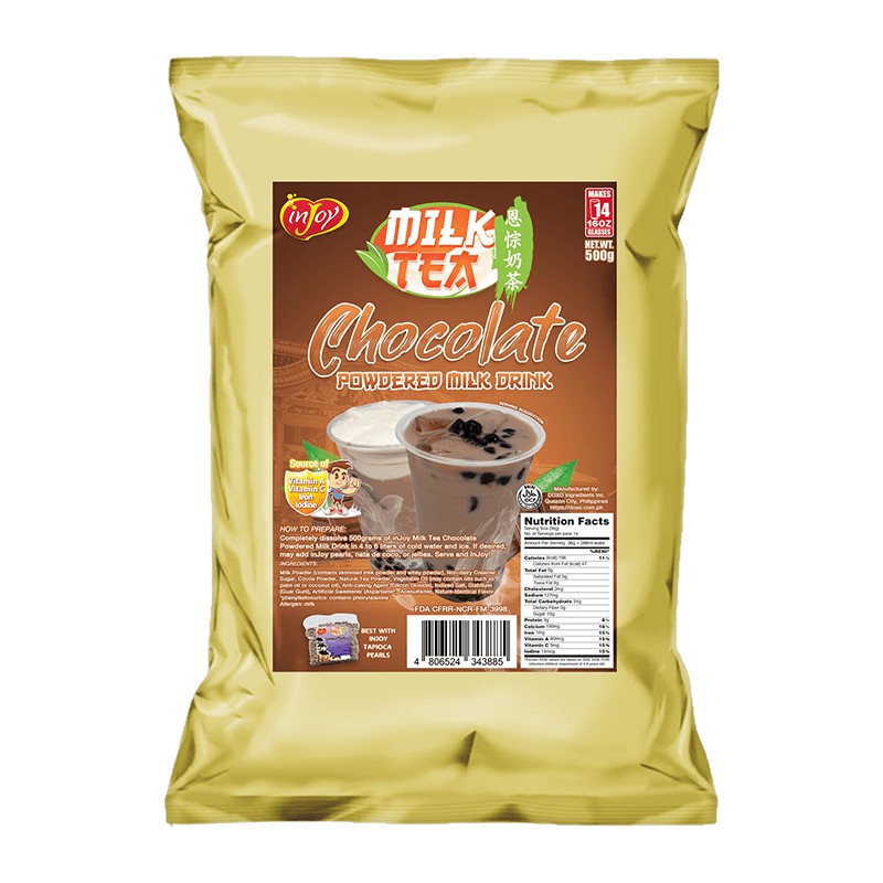 inJoy Milk Tea Bundle 1 | Okinawa Milk Tea 500g, Chocolate Milk Tea ...