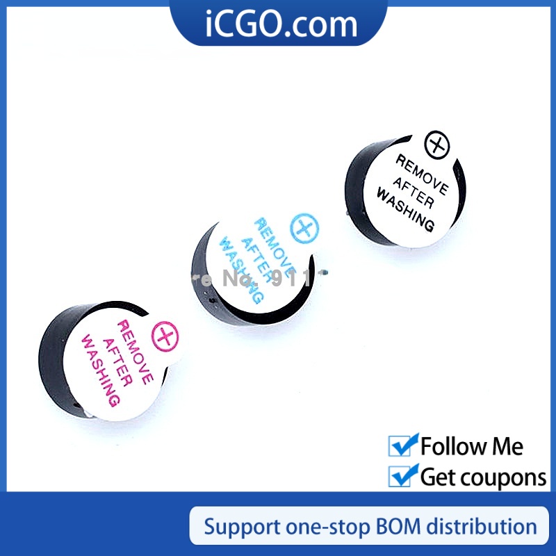 10pcs 3V/5V/12V Active Alarm Buzzer Beeper 12*9.5mm Mini Active Piezo ...