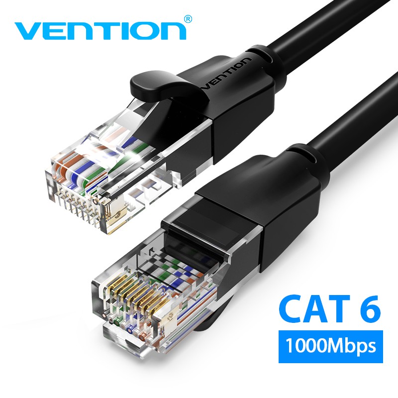 Vention Lan Cable Ethernet CAT6 RJ45 1000 Mbps Lan Cable | Shopee ...