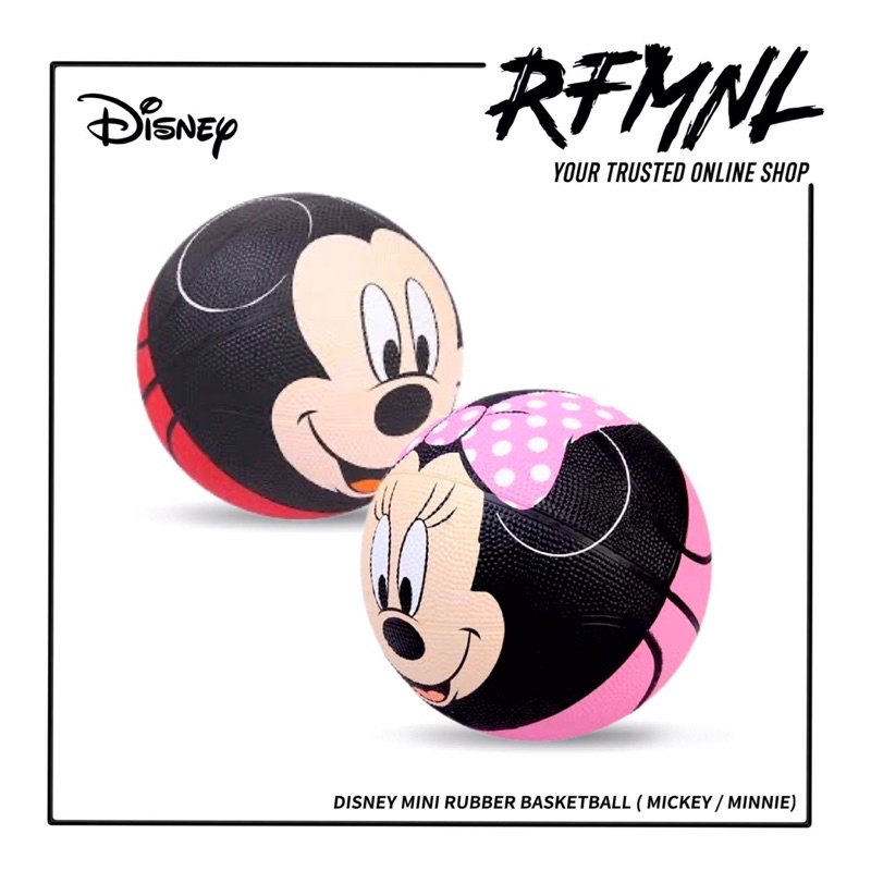 Disney Mini Rubber Basketball (Mickey/Minnie) | Shopee Philippines