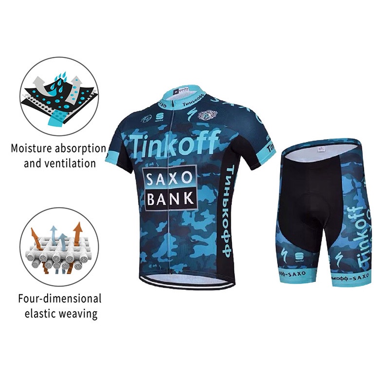 [READY STORES] Tinkoff Saxo Bank cycling jersey set Bicycle set Cycling ...