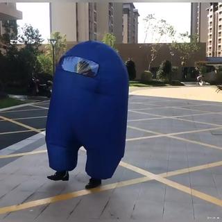 Halloween Inflatable Among us Costume For Kids Adults Blow Up Suit ...