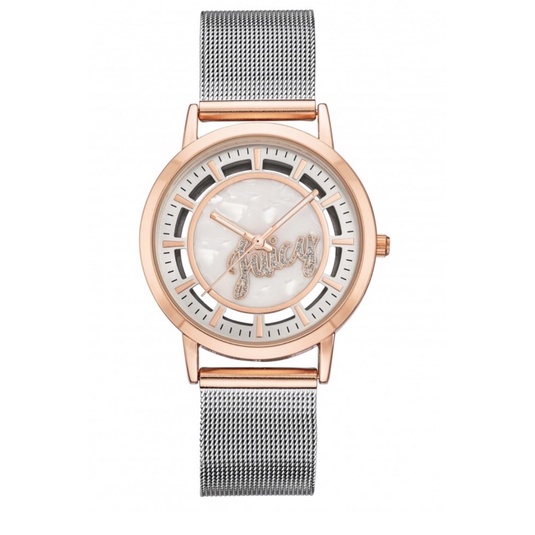 Brand New Auth Juicy Couture Rose Gold Silver Watch / Aldo Cabina Rose ...