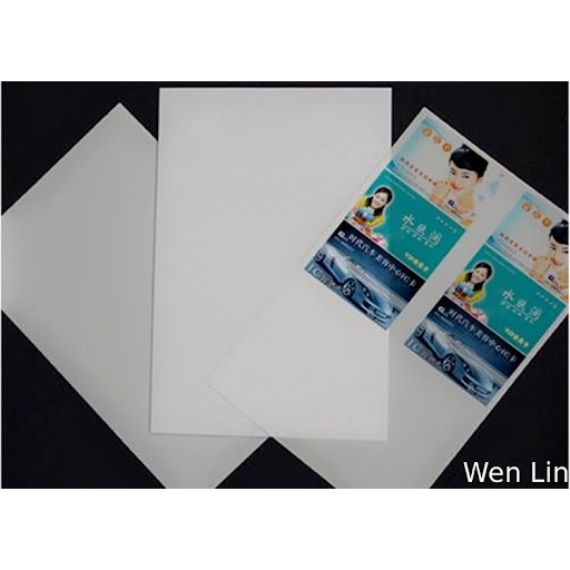 (10SETS)K&E Inkjet PET & PVC ID Sheet 200x300mm 0.76mm 50Sheets PVC ID ...