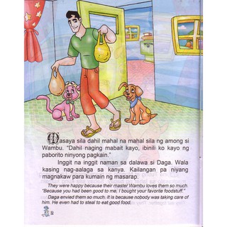 COLORED Story Book "Si Tuting, Si Munting (at ang kontrabidang Daga ...